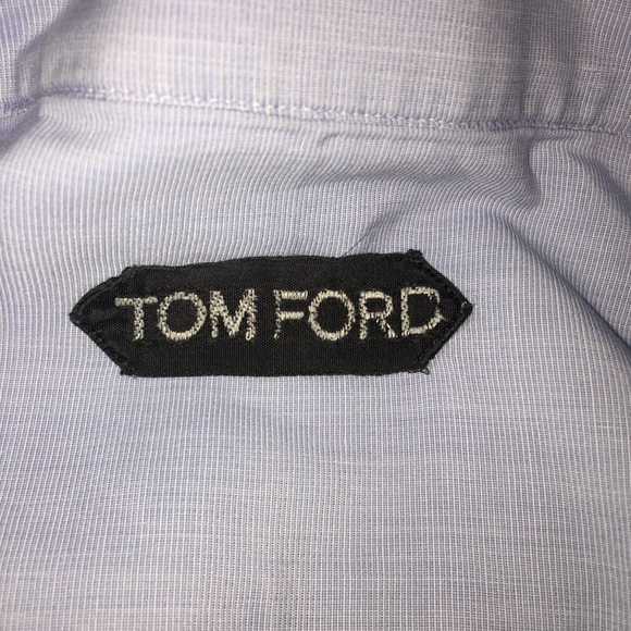 Tom Ford | Shirts | Preloved Authentic Tom Ford Pale Blue Dress Shirt ...